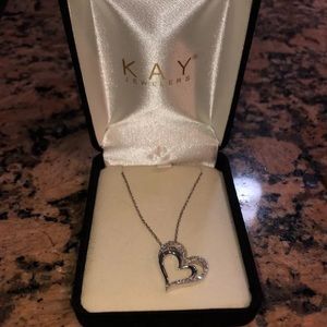 Kay Jewelers Diamond Heart Necklace